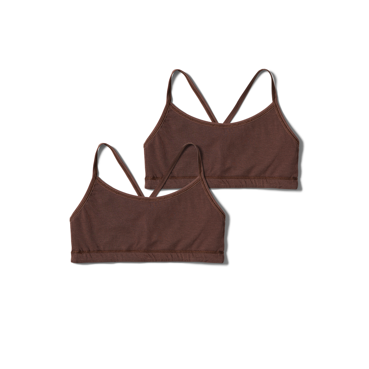2 PACK! Straight Straps Day + Night Sky Bronze Bras – OOMLA